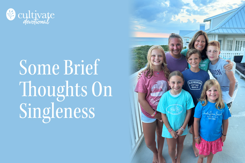 Some Brief Thoughts On Singleness * Kelly Minter